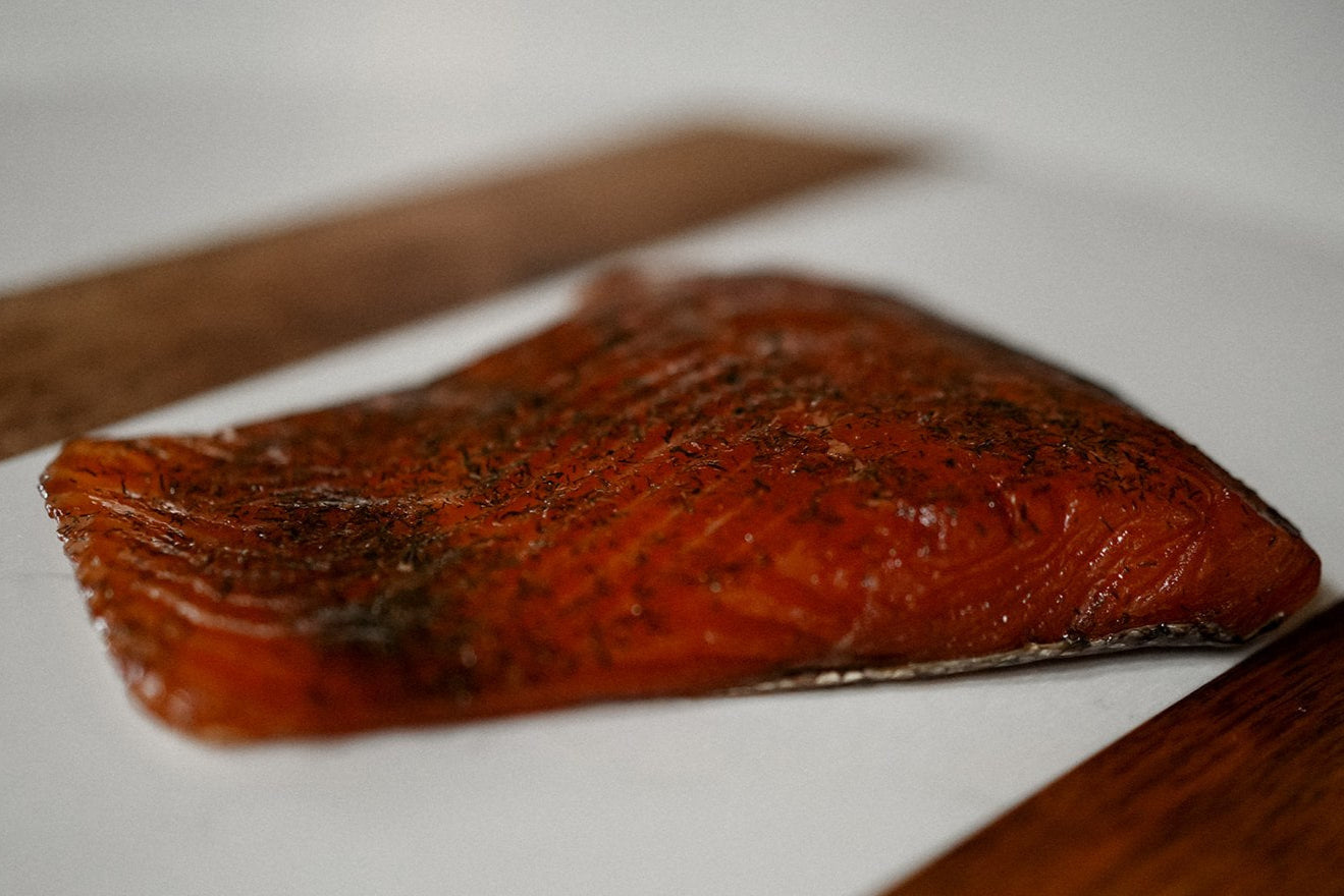 Cold Smoked Steelhead Chunks – Slavic Moms Fish