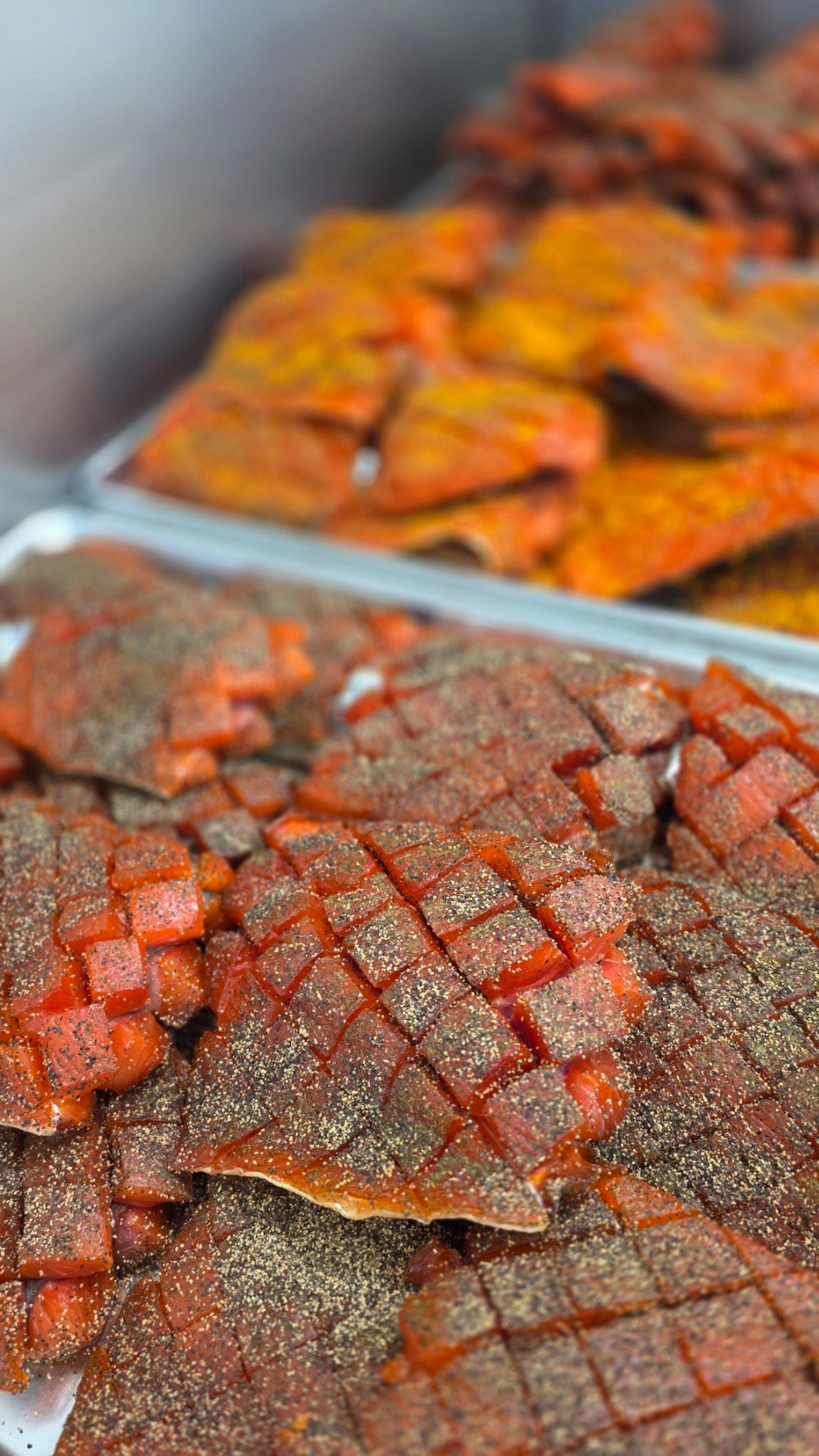 Peppered Yukola Cold Smoked Steelhead – Slavic Moms Fish